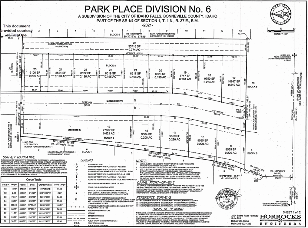 .1A – 4 – Park Place Subdivision – Castlerock Homes Building Homes in ...